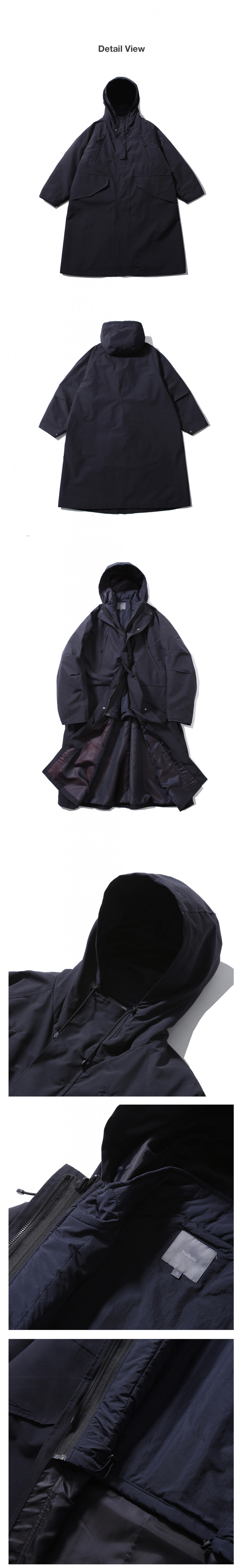 발루트(BALLUTE) NOMAD HOODED LONG PARKA (NAVY) - 사이즈 & 후기 | 무신사