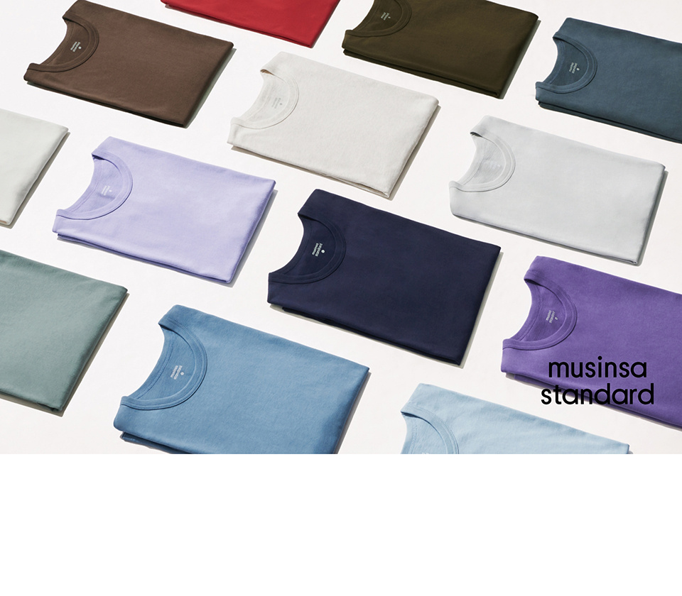 MUSINSA | MUSINSA STANDARD Relax Fit Crew Neck Short Sleeve T-shirt ...