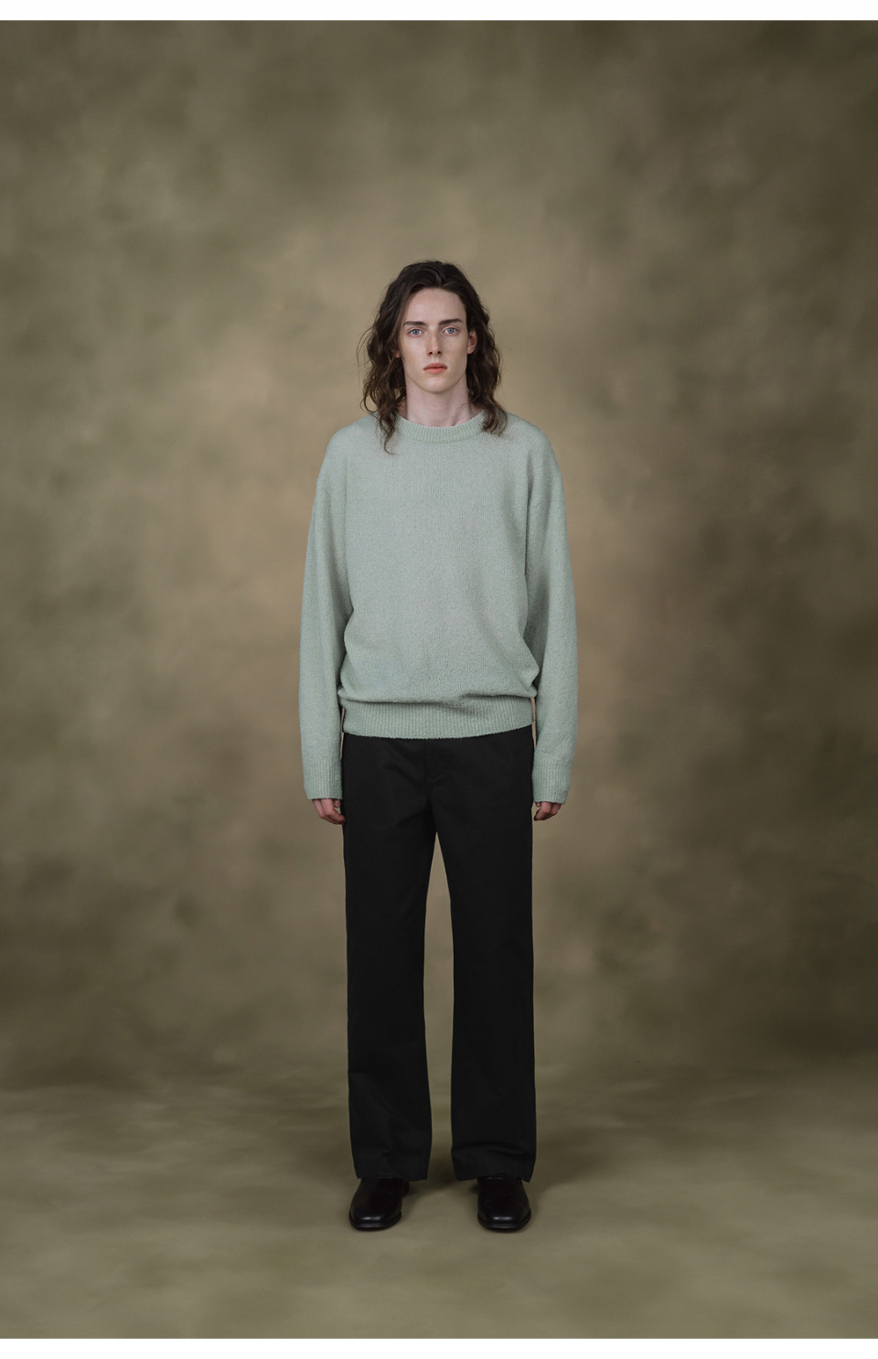 셔터(SHIRTER) BOUCLE CREWNECK KNIT (LIGHT GREEN) - 사이즈 & 후기 | 무신사