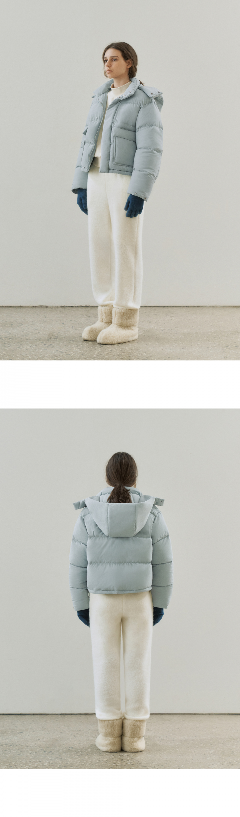 앤니즈(ANDNEEDS) Daisy down padding (light blue) - 사이즈 & 후기 | 무신사