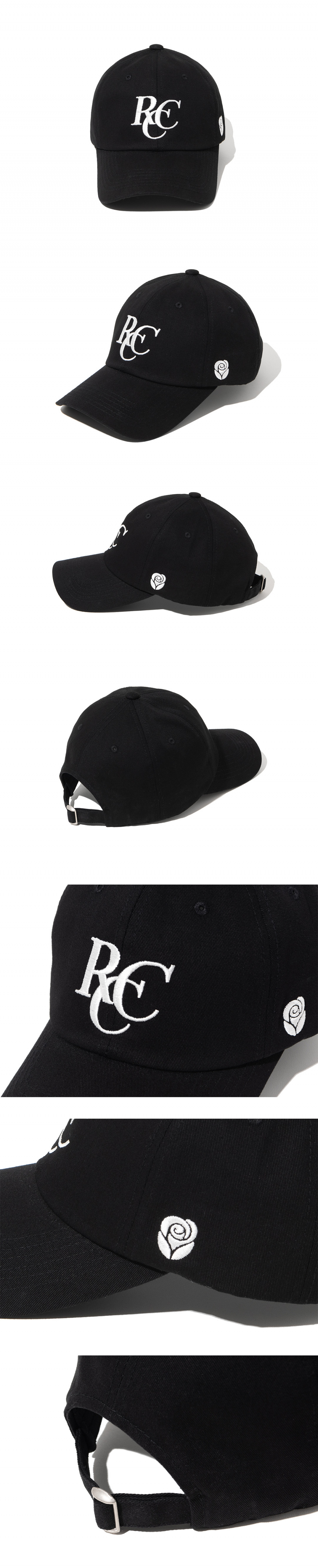 RCC Logo ball cap [BLACK] - 감도 깊은 취향 셀렉트샵 29CM