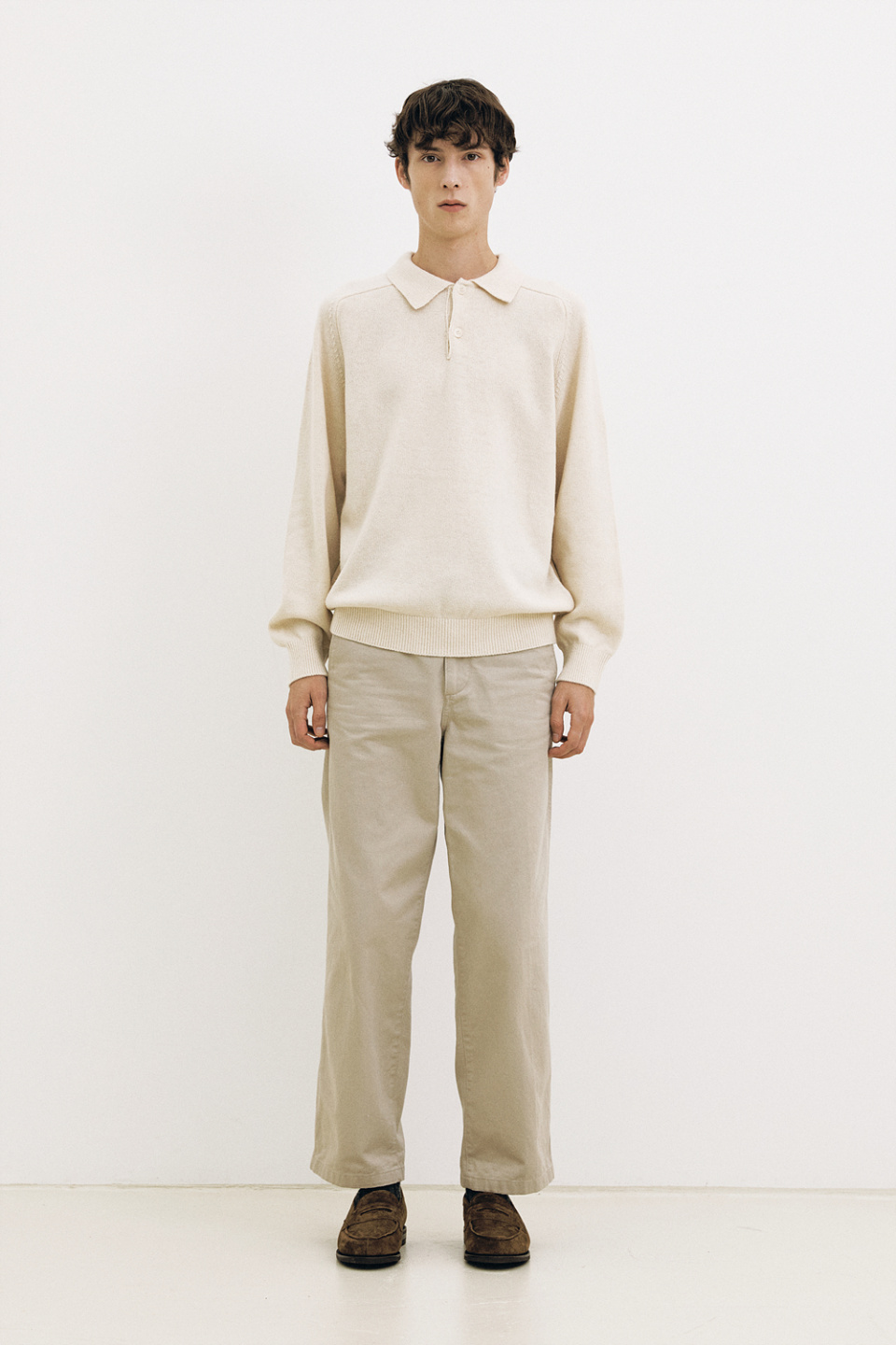Park Collar Knit Sweater (Ivory) - 감도 깊은 취향 셀렉트샵 29CM