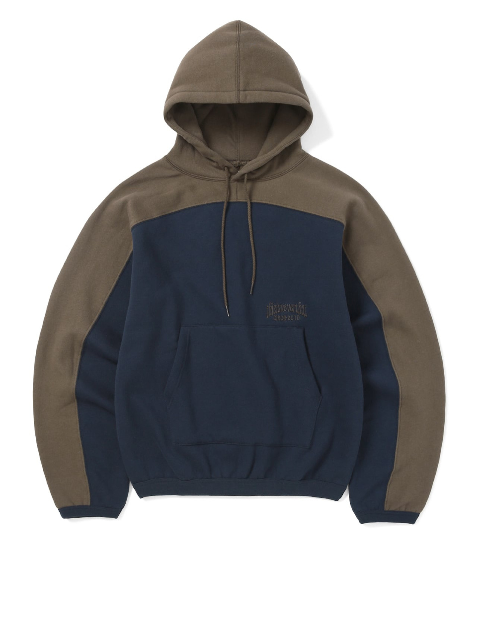 Panelled Hoodie Navy - 감도 깊은 취향 셀렉트샵 29CM