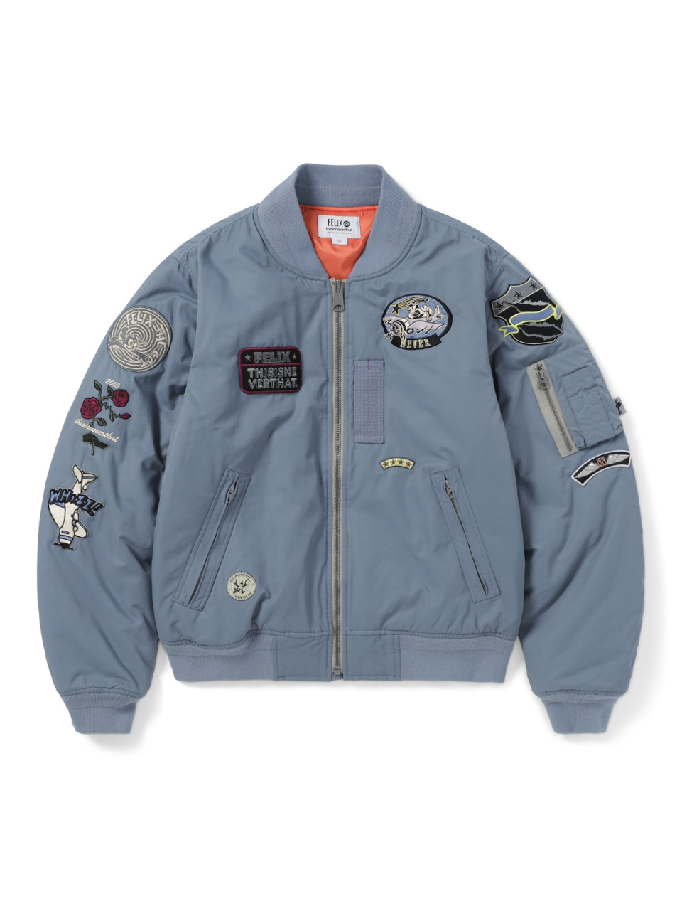 TNT Felix Bomber Jacket Blue Grey - 감도 깊은 취향 셀렉트샵 29CM