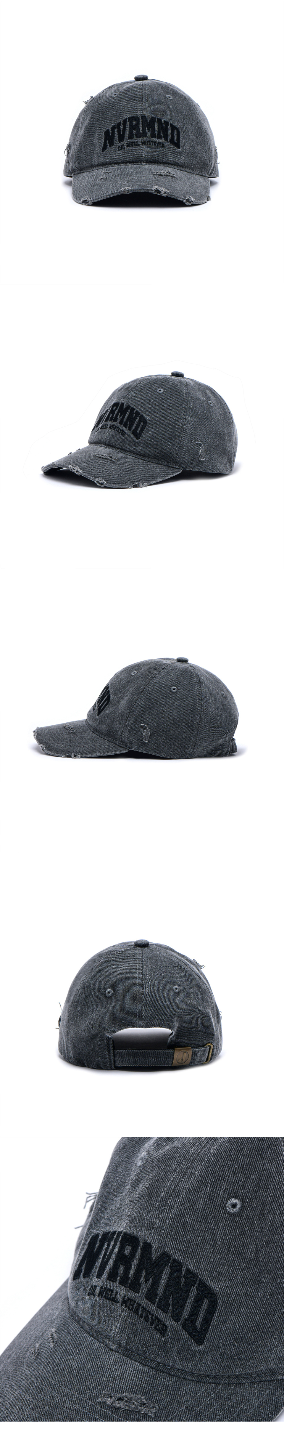 NVRMND BALL CAP (CHARCOAL) - 감도 깊은 취향 셀렉트샵 29CM