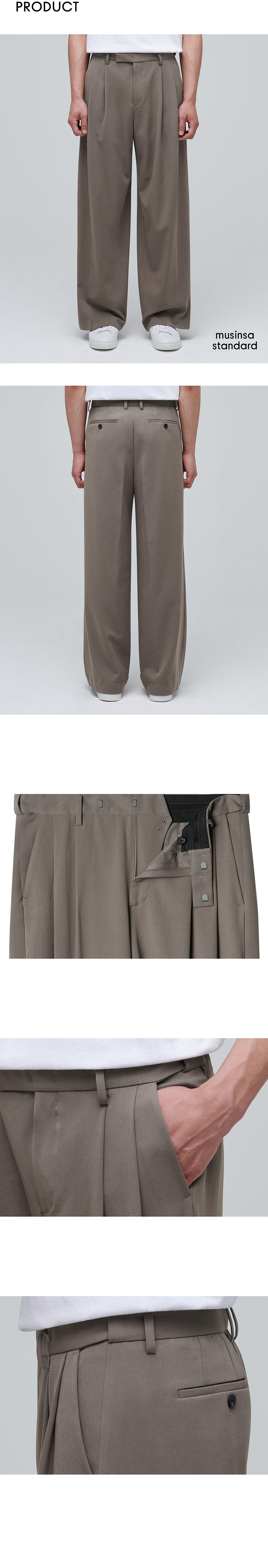 MUSINSA | MUSINSA STANDARD SUPER WIDE HIDDEN ELASTIC WAISTBAND SLACKS ...