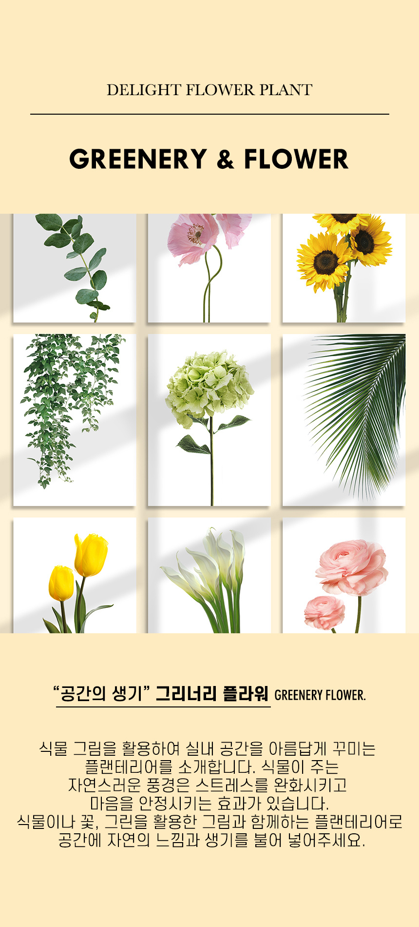 멜팅스튜디오(MELTING STUDIO) 그리너리 플라워 액자 인테리어 포스터 / 02. Green hydrangea - 후기 ...