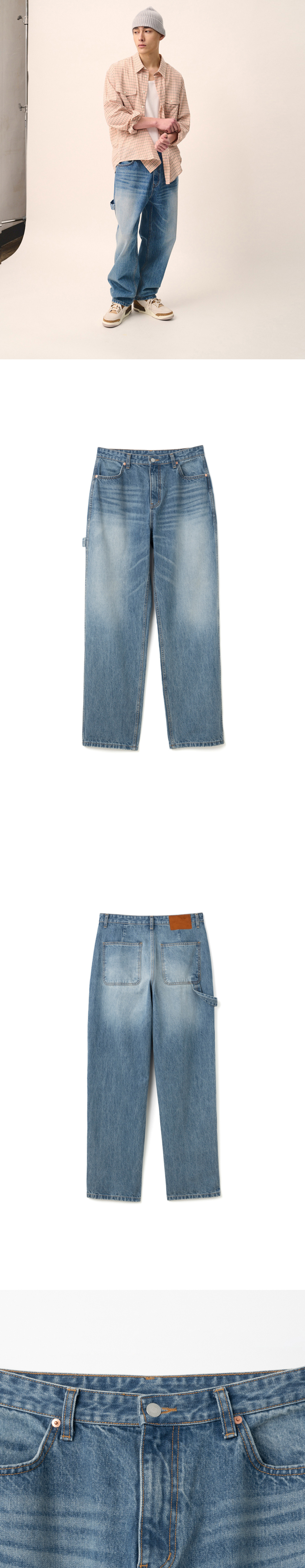 노클(NOCLE) Dax Denim Pants Light Indigo - 사이즈 & 후기 | 무신사